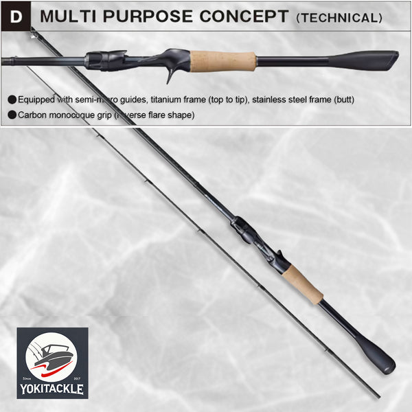 Brand New JACKALL/SHIMANO 21 POISON GLORIOUS 1610M Baitcasting Rod for – YOKI Tackle Fishing ...